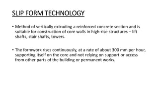 Slip formwork for chimney | PPTX
