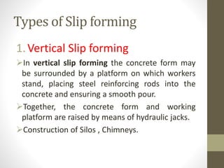 Slip formwork technique | PPTX