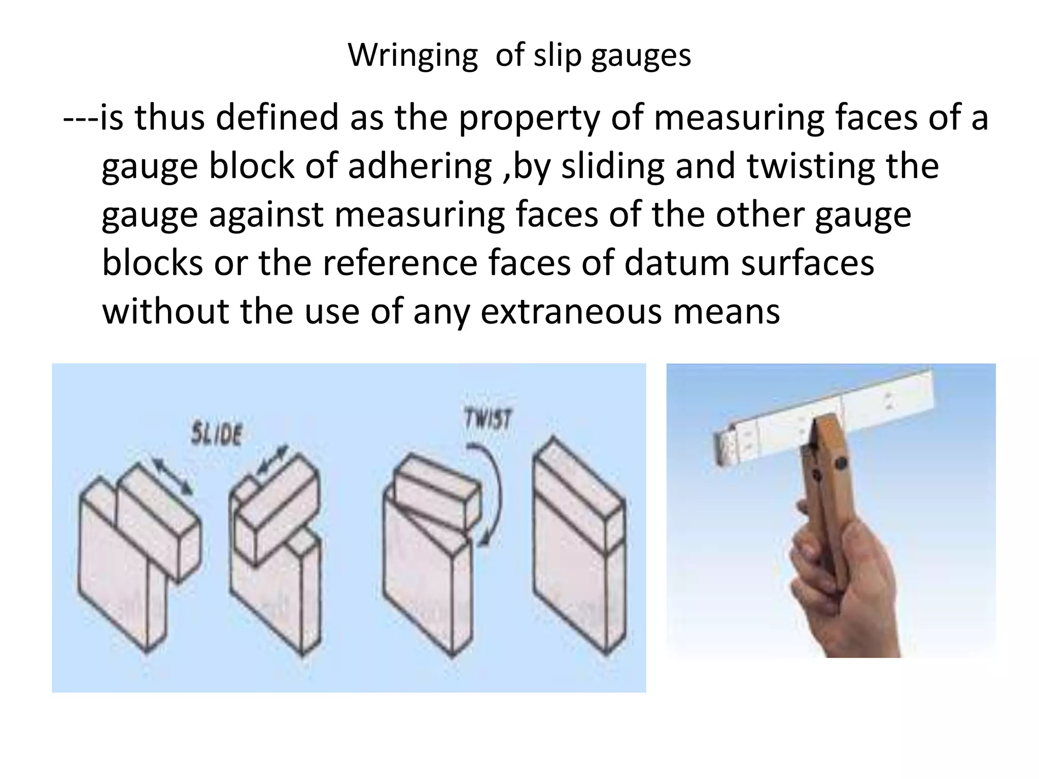 Slip Gauges Information | PPTX