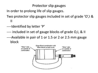 Slip Gauges Information | PPTX