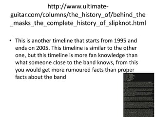 Slipknot facts | PPTX