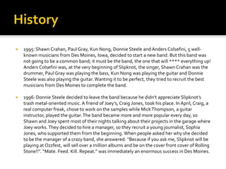 Slipknot facts | PPT