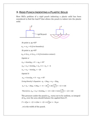 Slip Line Field Method | PDF