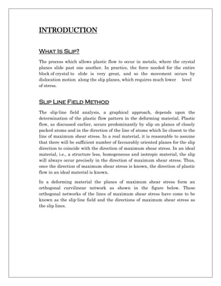 Slip Line Field Method | PDF