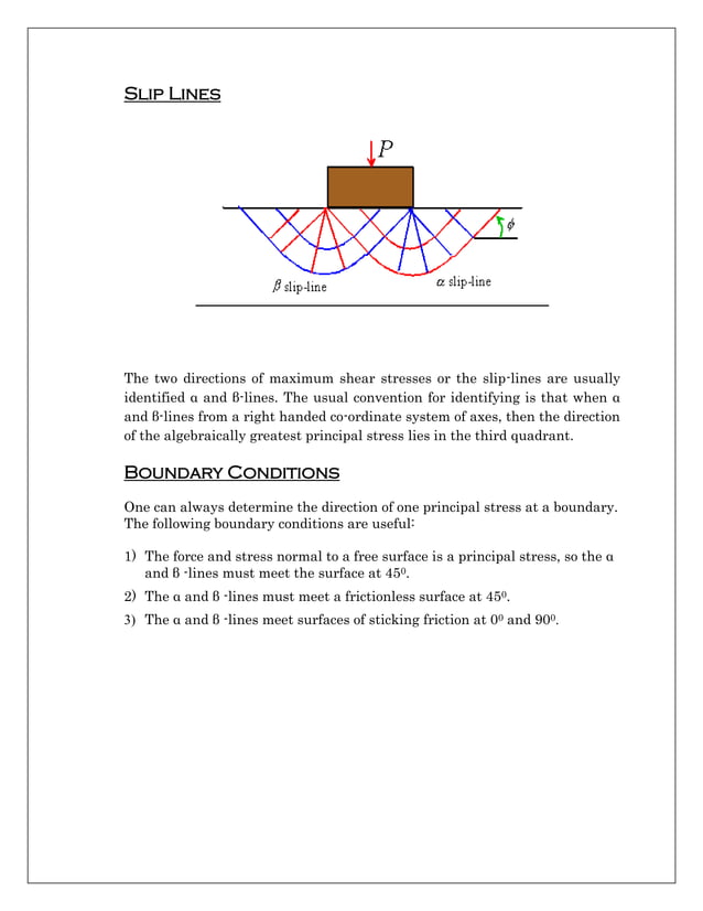 Slip Line Field Method | PDF | Physics | Science
