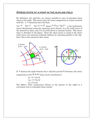 Slip Line Field Method | PDF