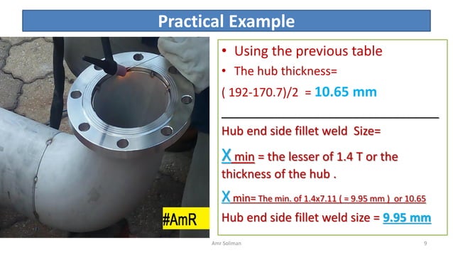 Slip on flange welding according TO asme b31.3 | PDF