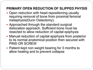 Slipped capital femoral epiphysis | PPTX