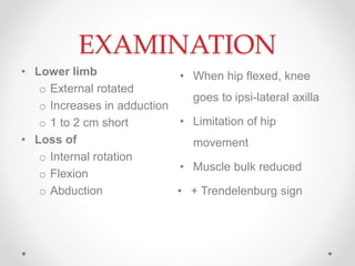 Slipped capital femoral epiphysis (scfe) | PPTX