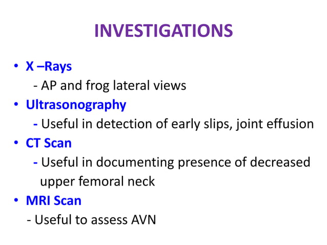 Slipped Upper Femoral Epiphysis (SUFE) | PPTX | Bone and Joint ...