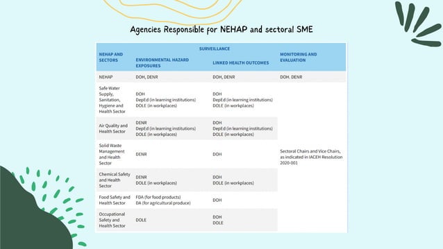 National Environmental Health Action Plan (NEHAP) | PDF