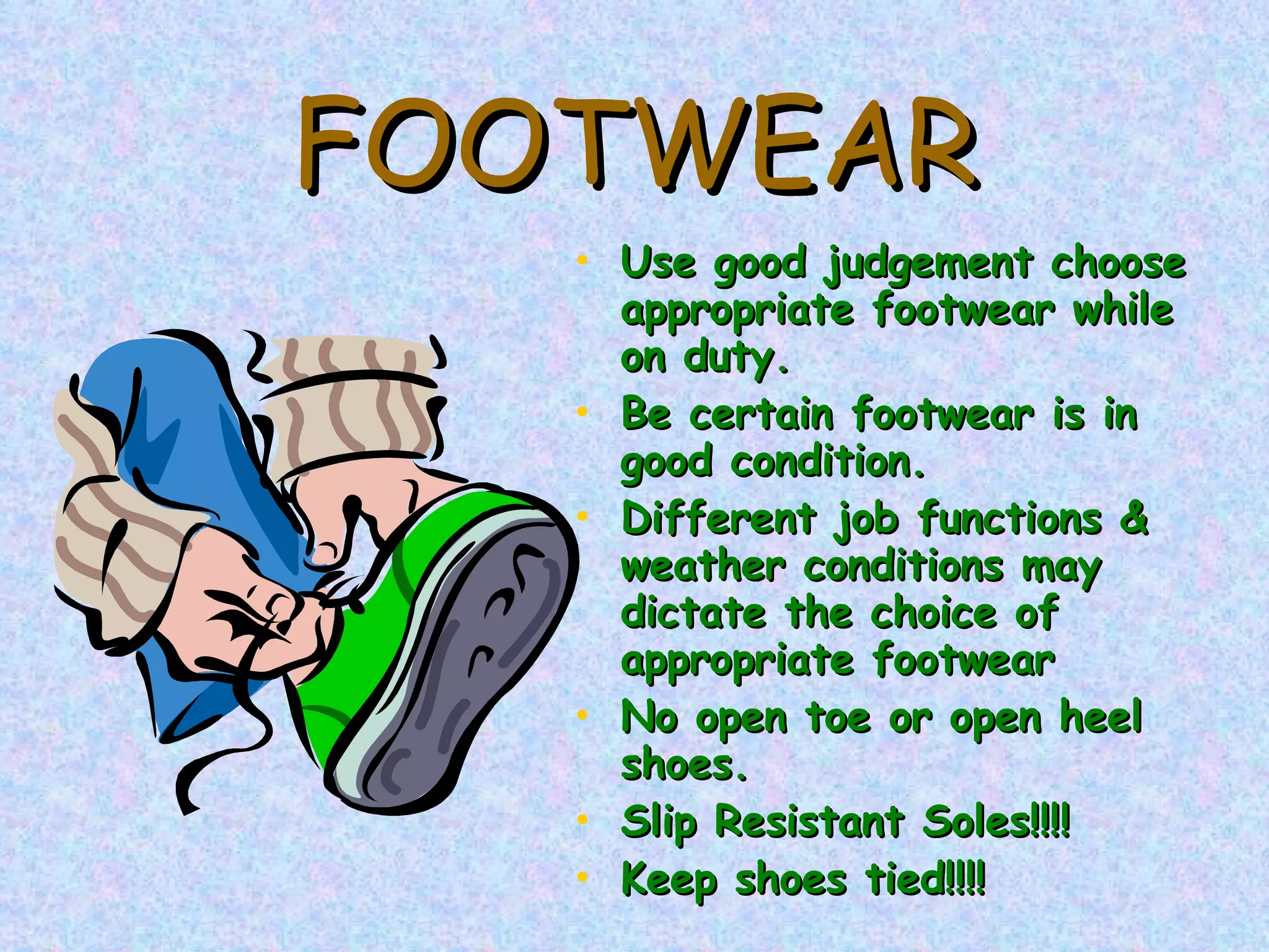 Slips, Trips, and Falls - Workplace Safety | PPT
