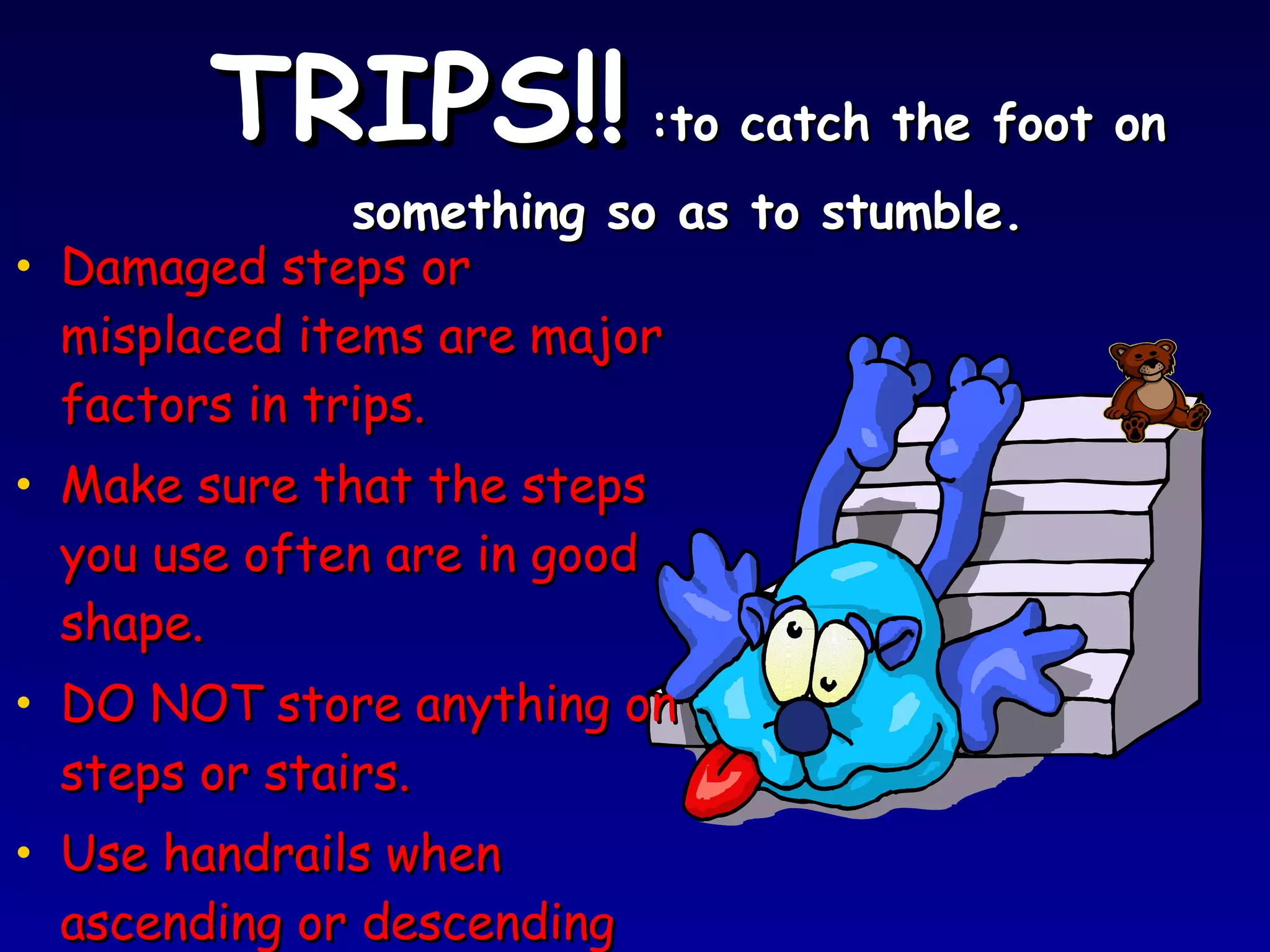 Slips, Trips, and Falls - Workplace Safety | PPT