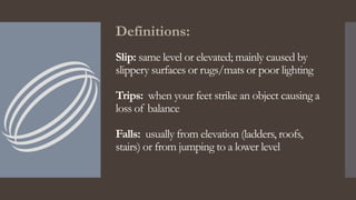 Slips, Trips and Falls | PPTX