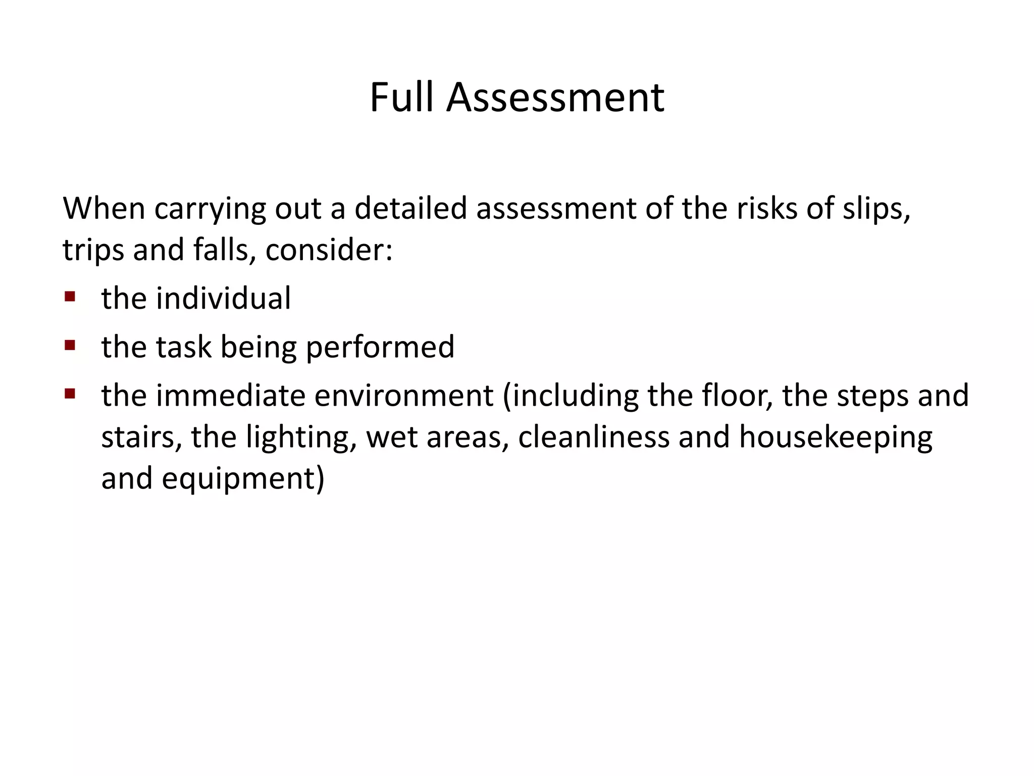 Slips trips and falls training presentation | PPT