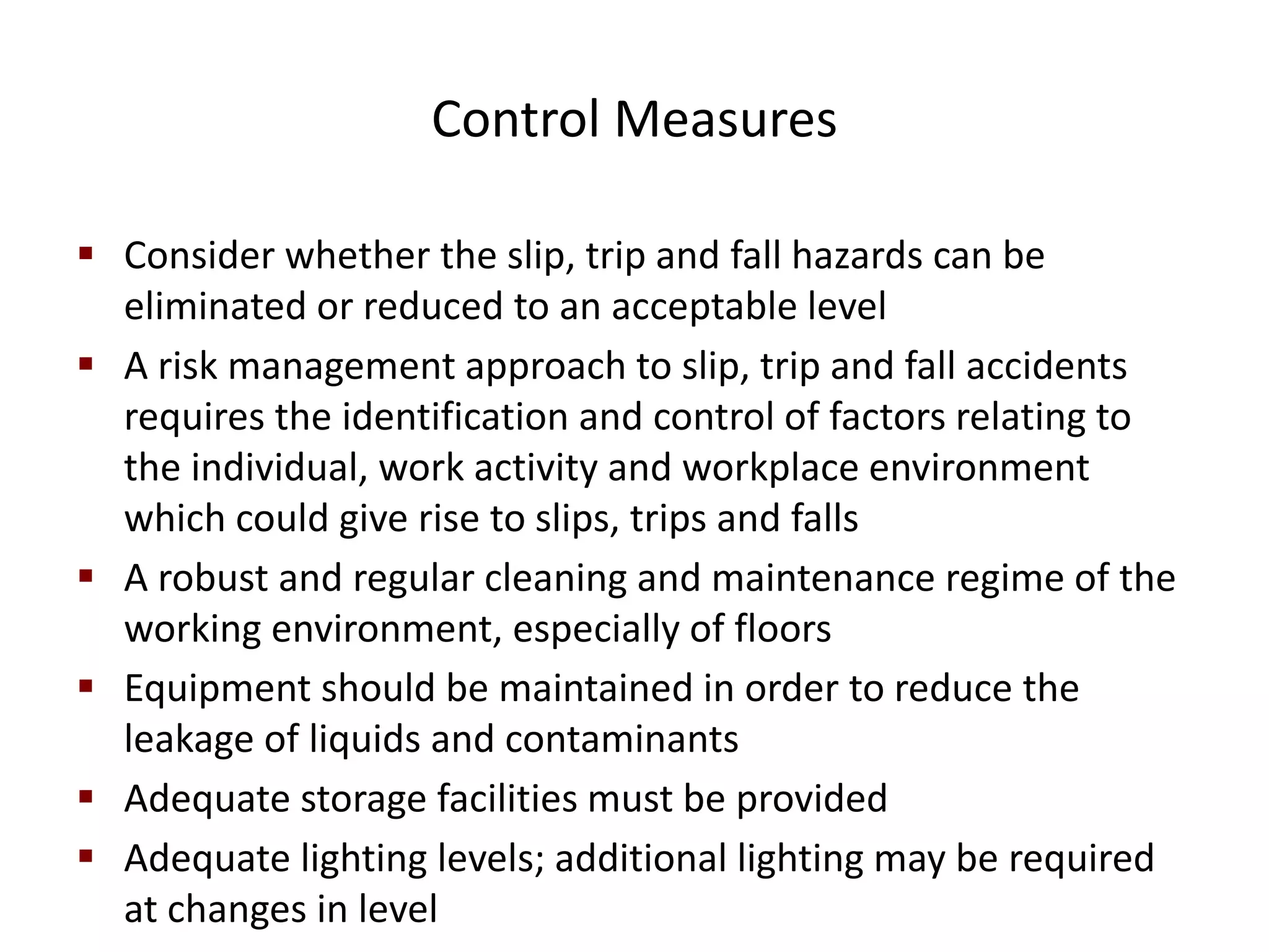 Slips trips and falls training presentation | PPT