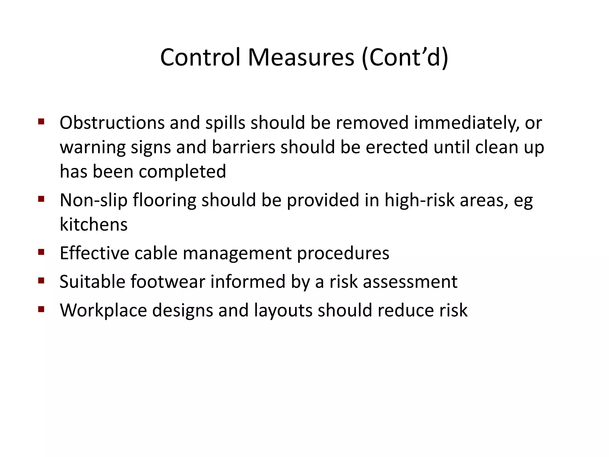 Slips trips and falls training presentation | PPT