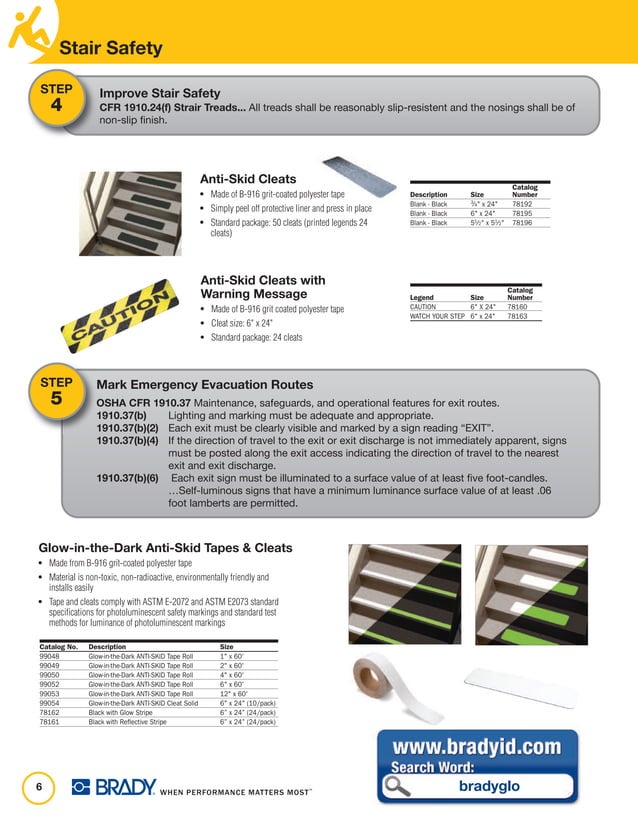 10 Steps to Prevention Slips, Trips, Falls. | PDF