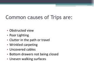 Slips, Trips & Falls | PPTX