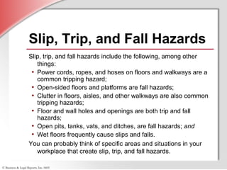 Slips trips falls | PPT