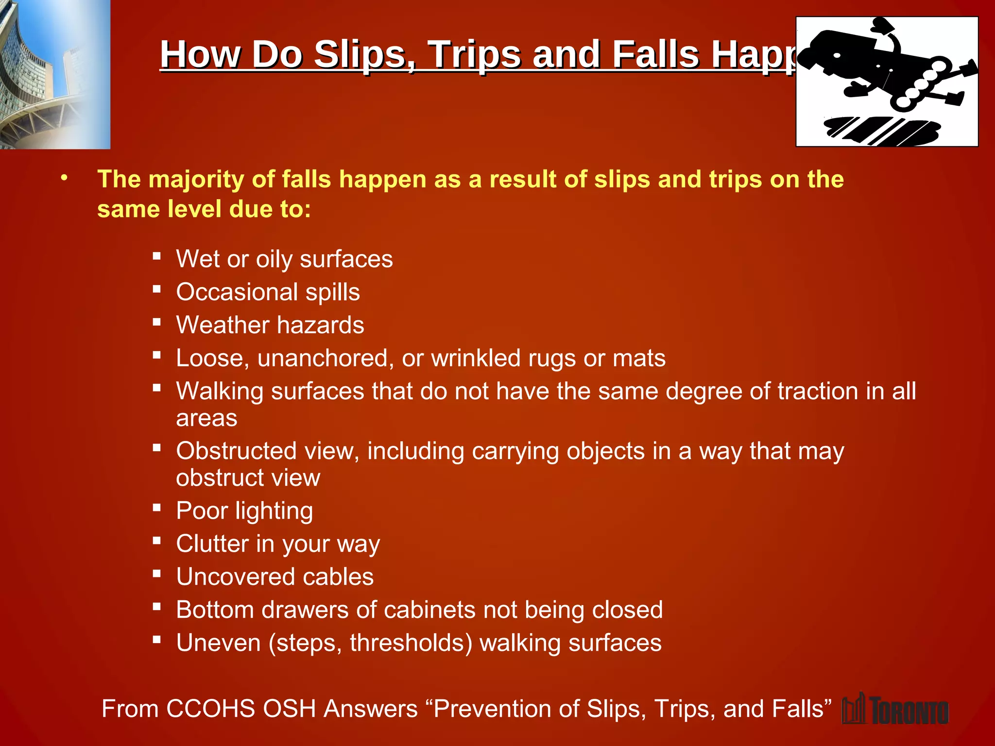 Slips,Trips,Falls prevention presentation | PPT