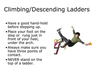 Slips trips falls working surfaces ppt | PPT