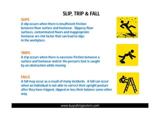 Slip, trip & falls 1 | PDF