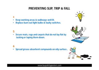 Slip, trip & falls 1 | PDF