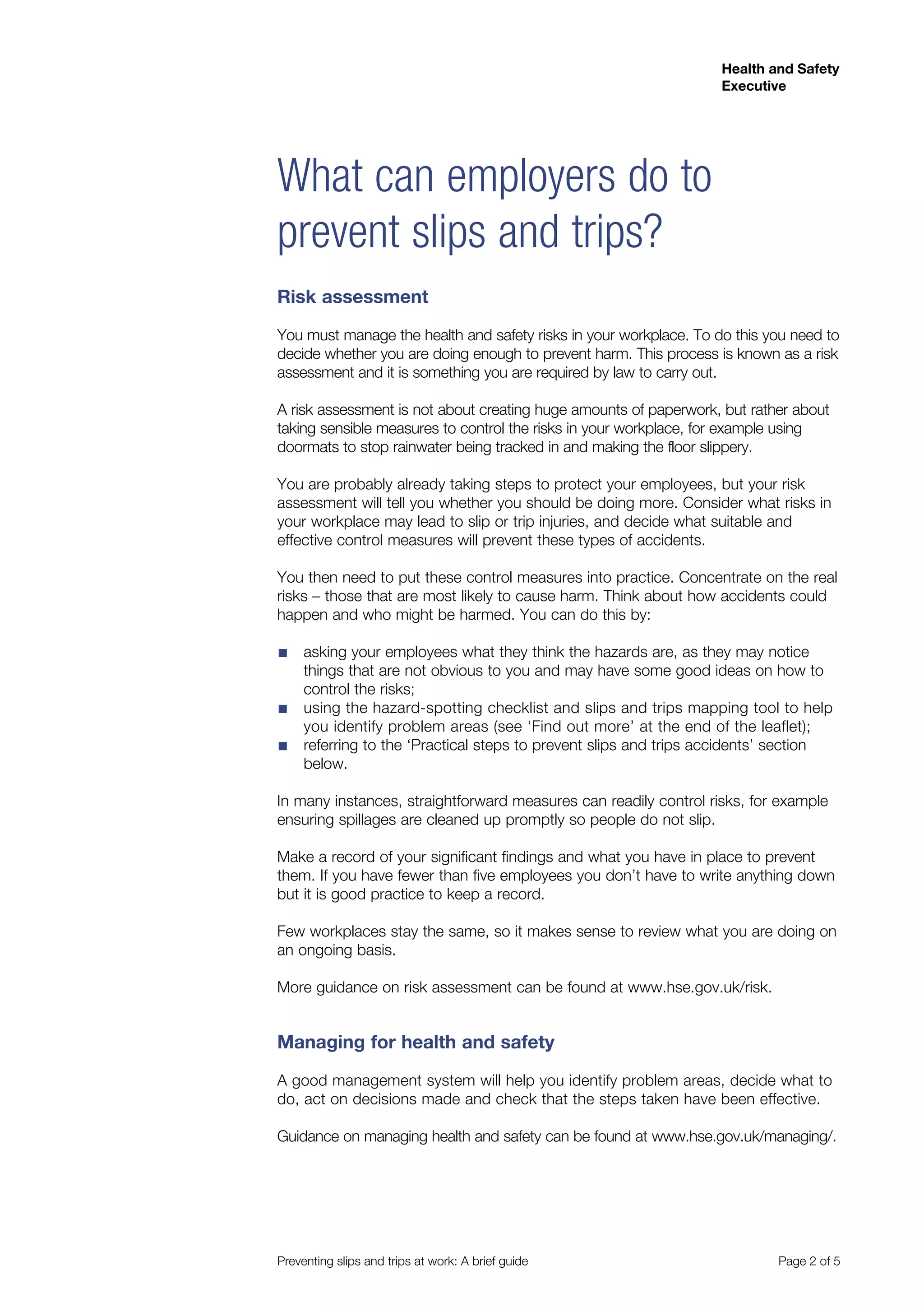 Slip trip hazards | PDF | Injuries | Diseases and Conditions