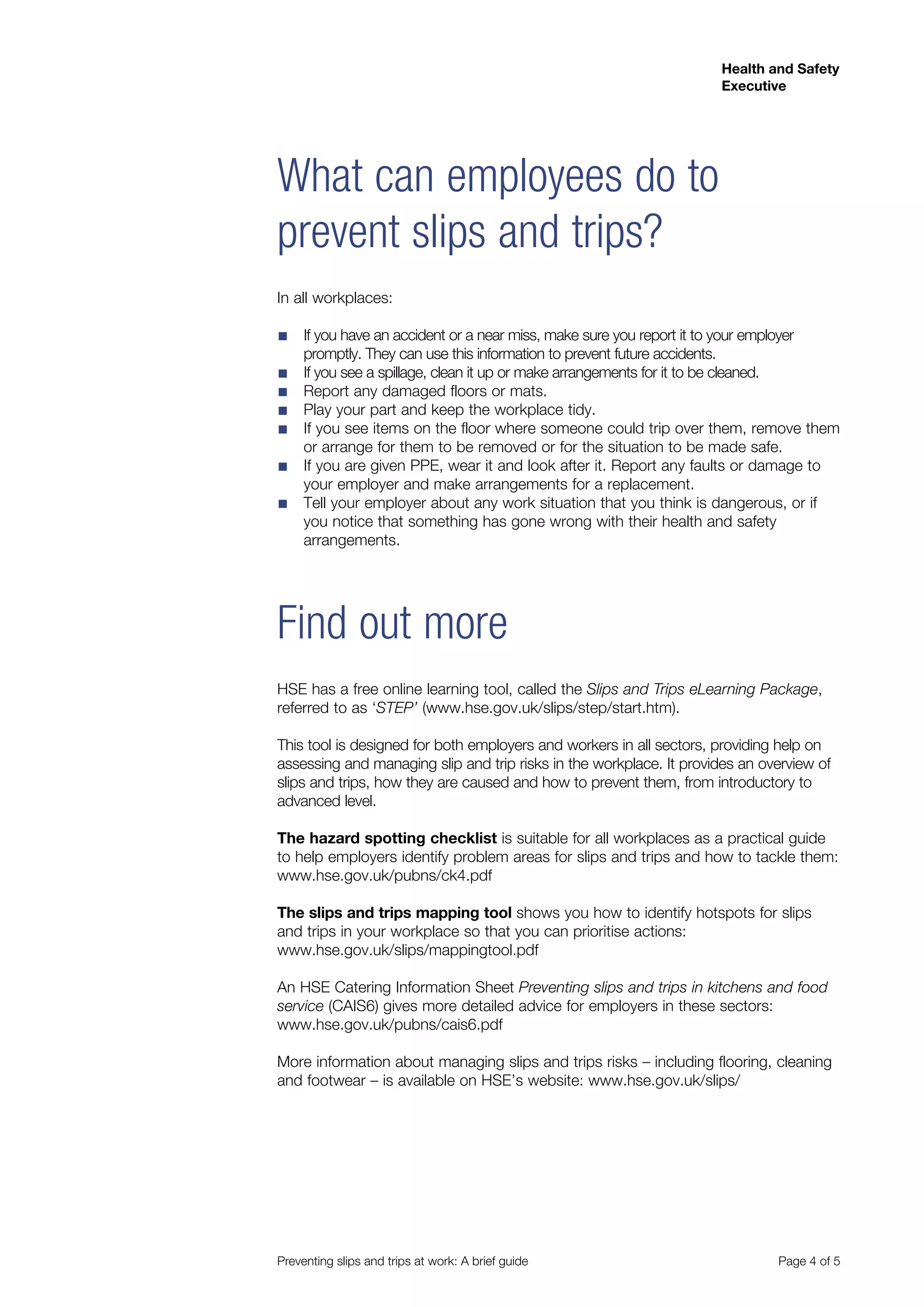 Slip trip hazards | PDF | Injuries | Diseases and Conditions