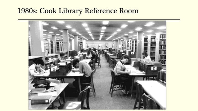 History of Library Science @ Southern Miss | PPT