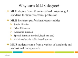 Interested in an ALA-accredited MLIS Degree online? | PPTX ...