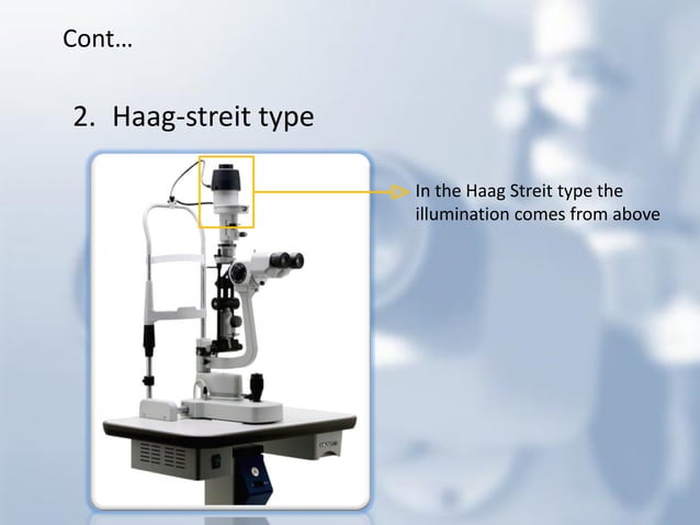 Slit lamp biomicroscope | PDF | Eye and Vision Conditions | Diseases ...