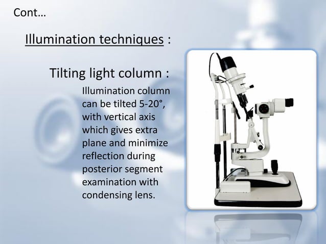 Slit lamp biomicroscope | PDF | Eye and Vision Conditions | Diseases ...