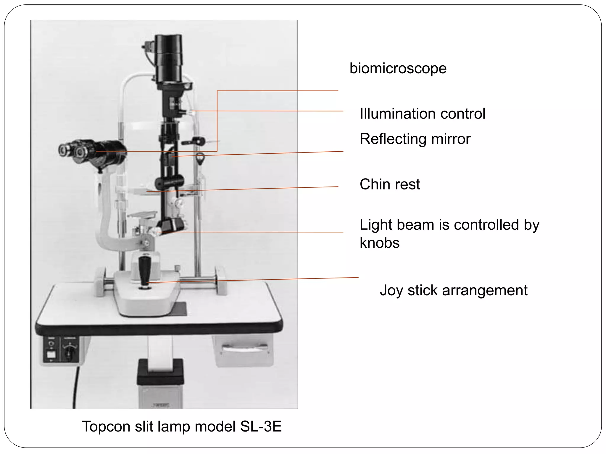 Slit Lamp Biomicroscopy | PPTX