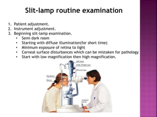slitlamp-190418034817.pdf examination of ophthalmology examinations | PPT