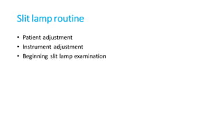 Slit lamp | PDF | Eye and Vision Conditions | Diseases and Conditions