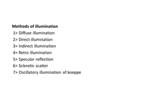 Slit lamp | PDF | Eye and Vision Conditions | Diseases and Conditions