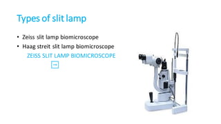 Slit lamp | PDF | Eye and Vision Conditions | Diseases and Conditions