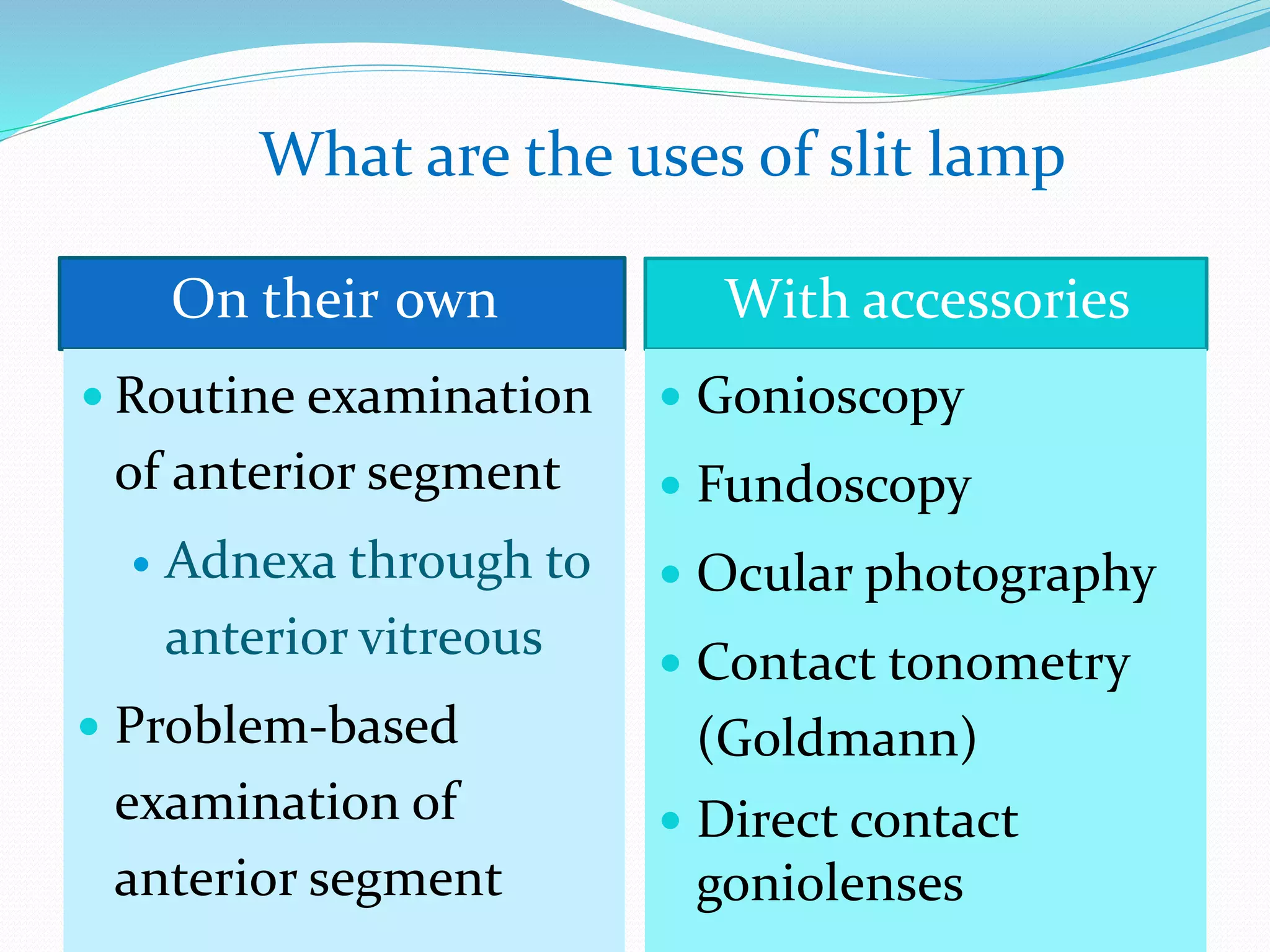 Slit lamp biomicroscope | PPTX