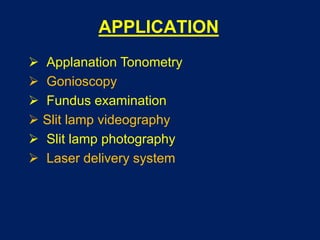 Slit lamp biomicroscopy | PPT