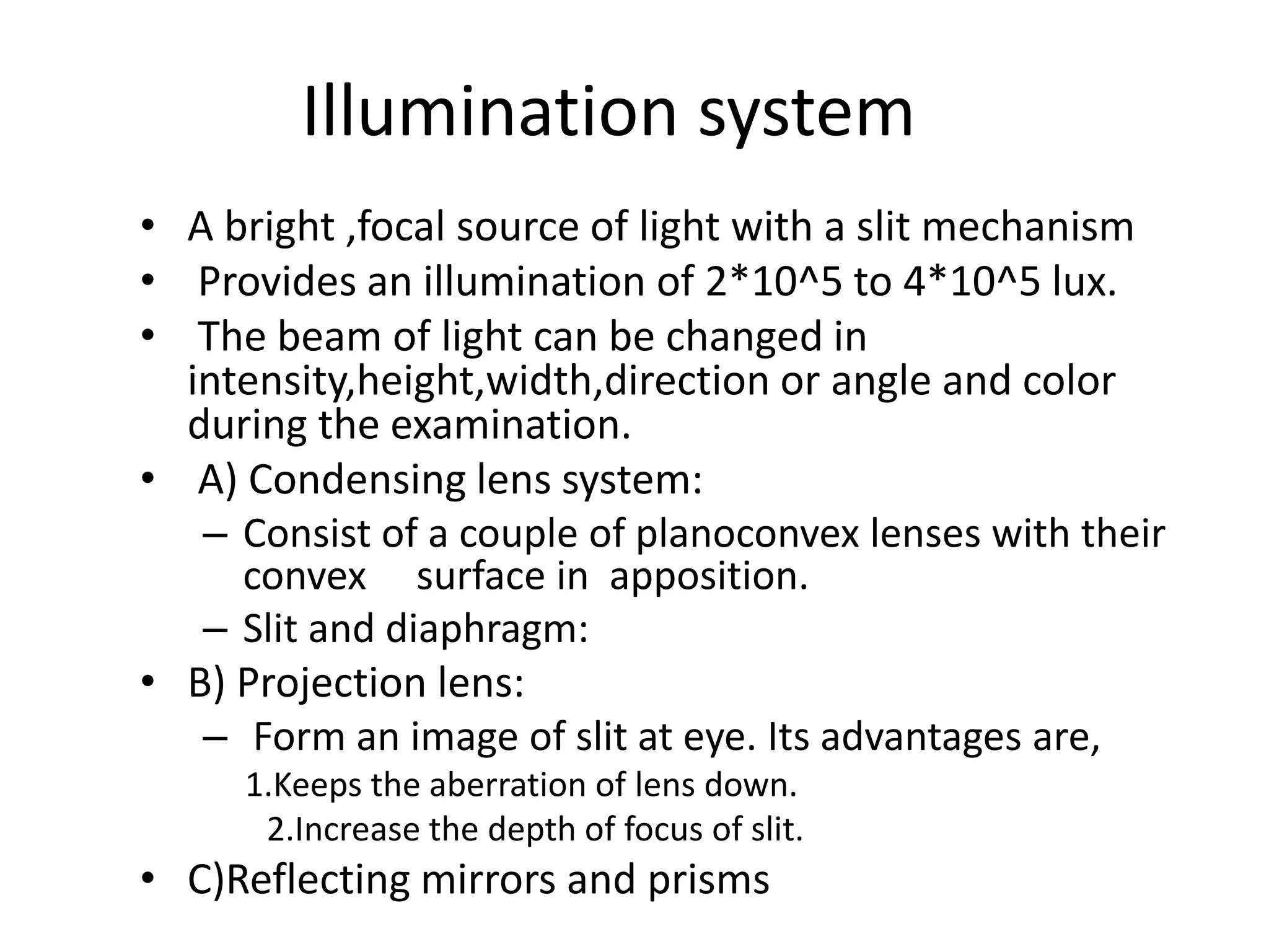 Slit Lamp Biomicroscopy.ecamination , types and procedures | PPTX