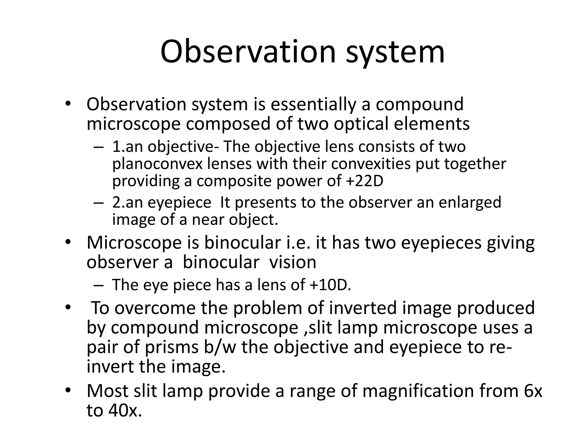 Slit Lamp Biomicroscopy.ecamination , types and procedures | PPT