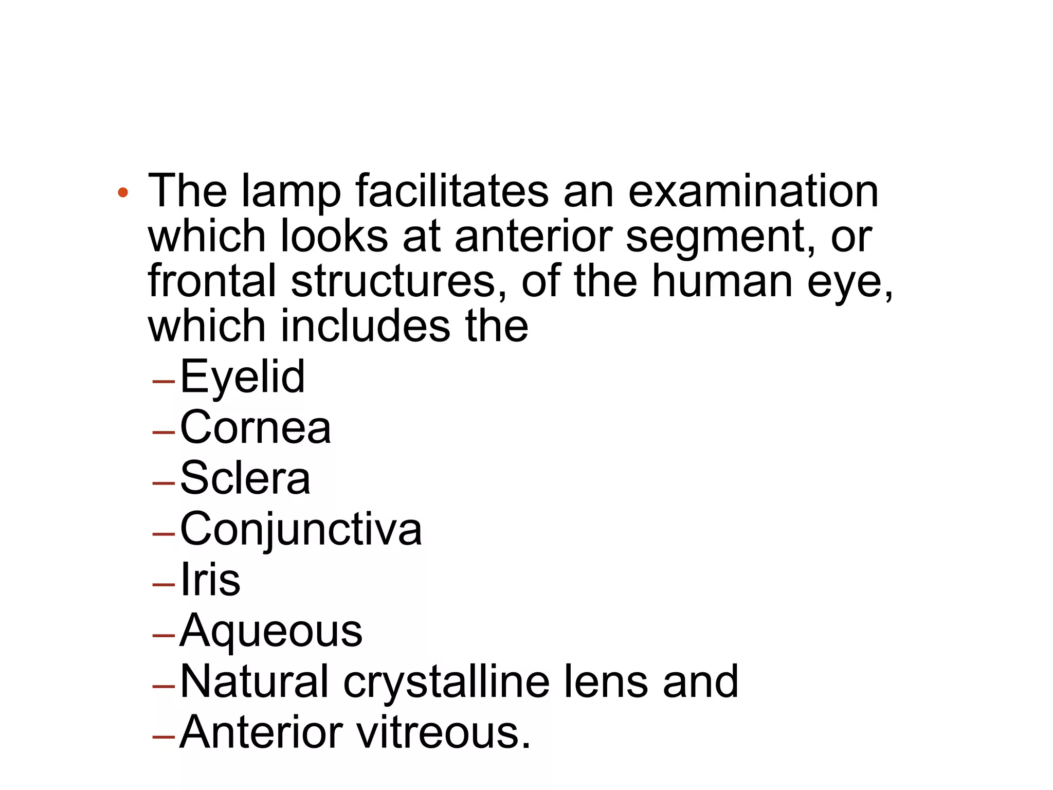 Slit lamp biomicroscopy and operating microscope | PPTX