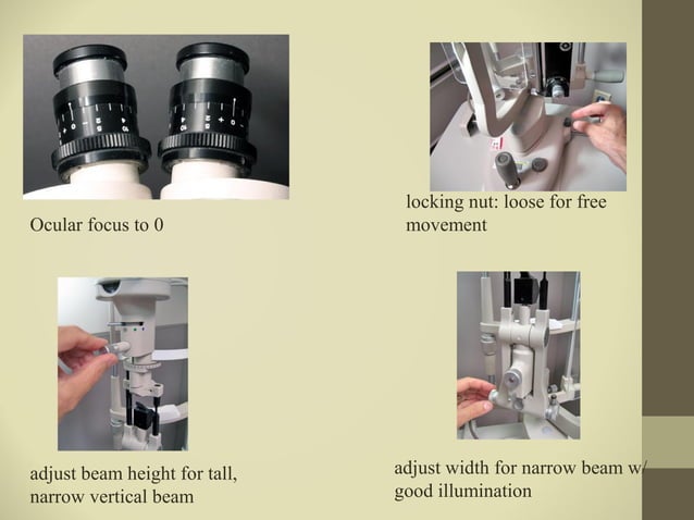 Slit lamp examination | PPT | Photography | Arts and Crafts