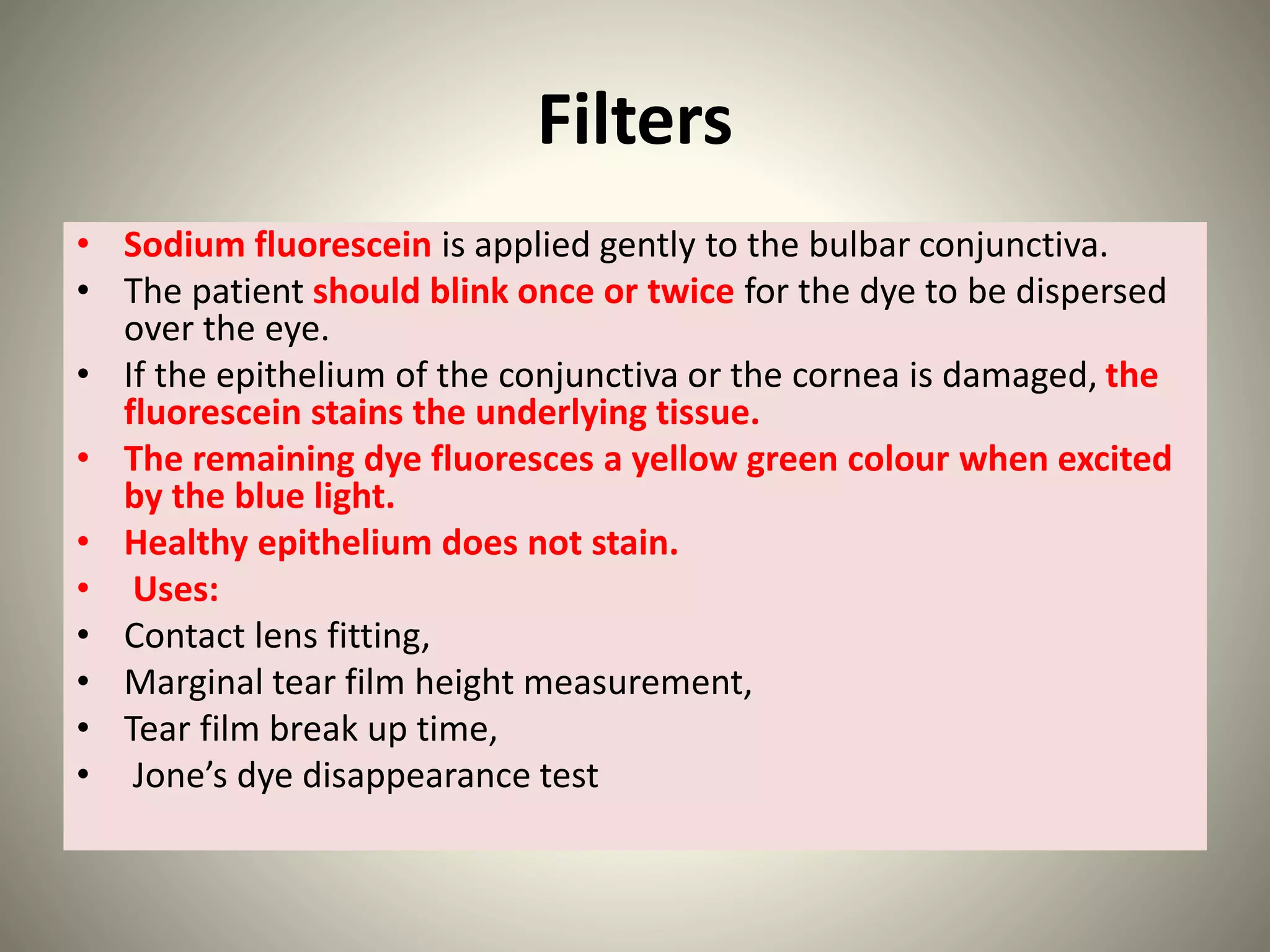 Slit lamp examination lecture | PPTX