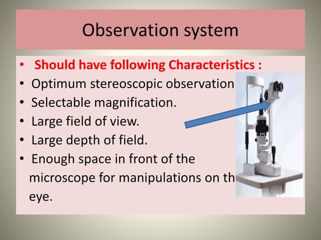 Slit lamp examination lecture | PPTX