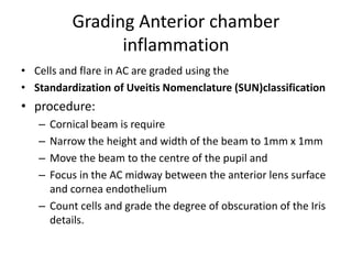 slitlamp examinations of Anterior Chamber.pptx