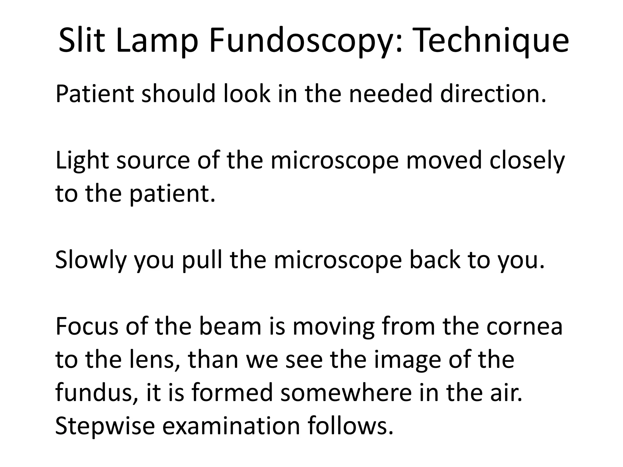 Slit lamp fundoscopy | PPTX