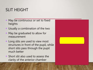 slit Lamp ppt-1.ppt | Eye and Vision Conditions | Diseases and Conditions